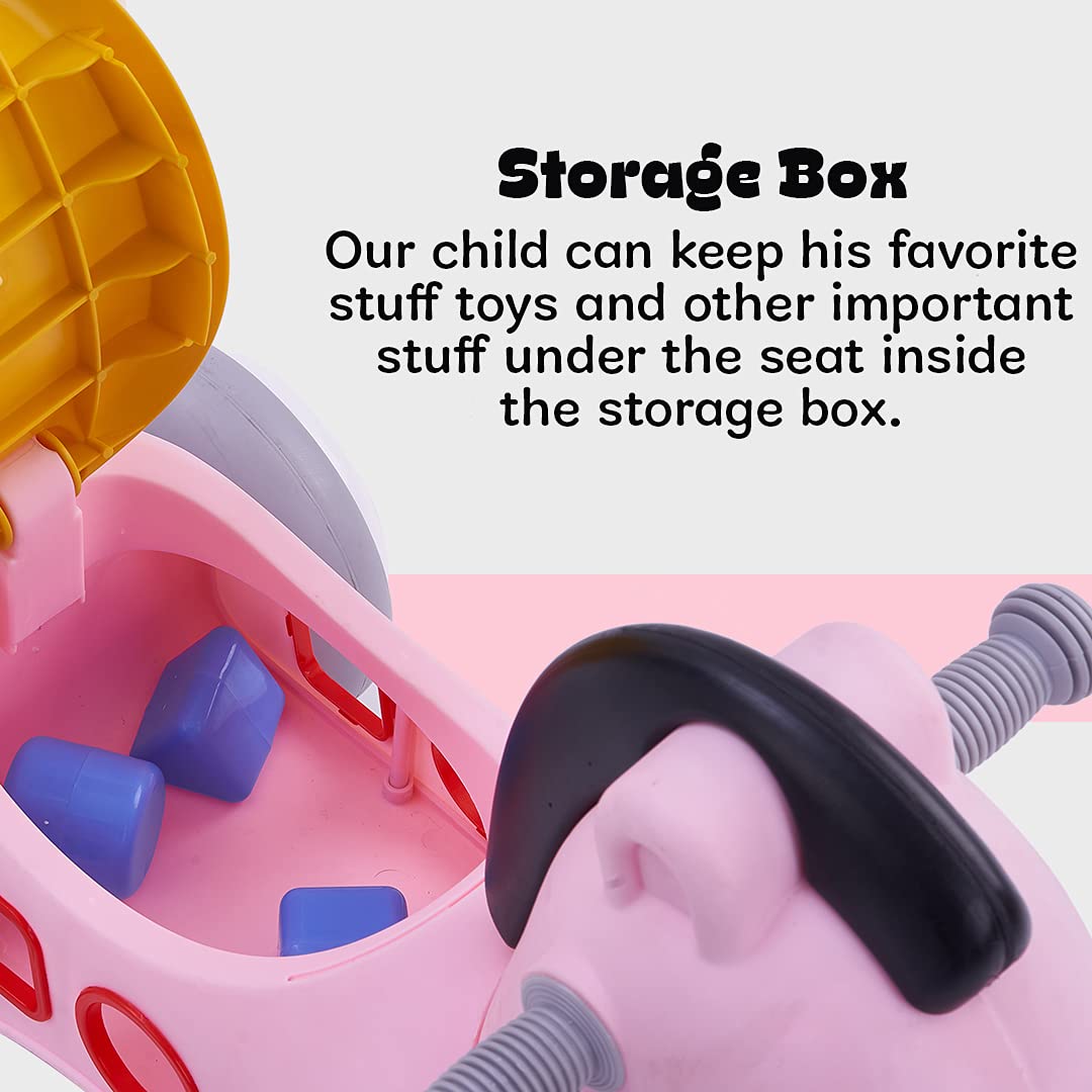 Minikin Giraffe Ride-On For Kids With Shape Sorting Activity I 1-4 Yea ...