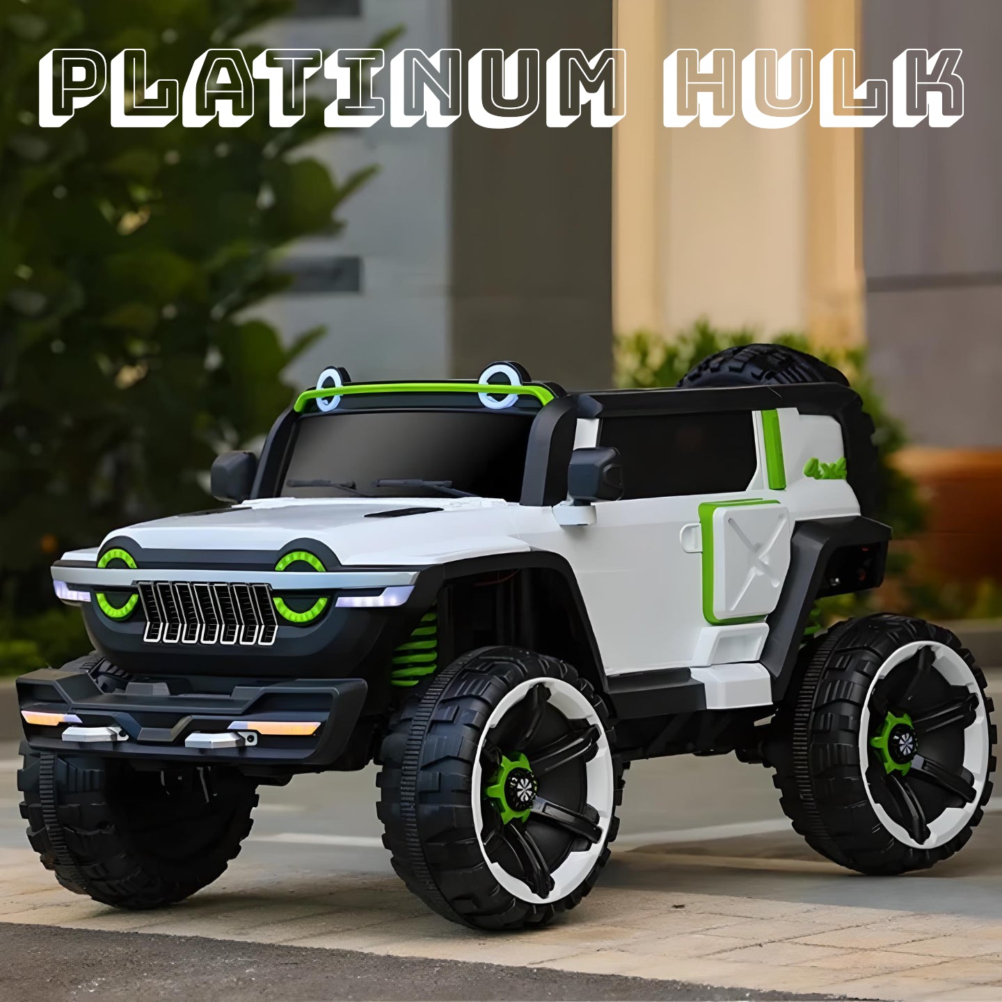 Minikin Hulk 4X4 Monster Rechargeable Jeep I Large Size 4 Motors I Pre ...