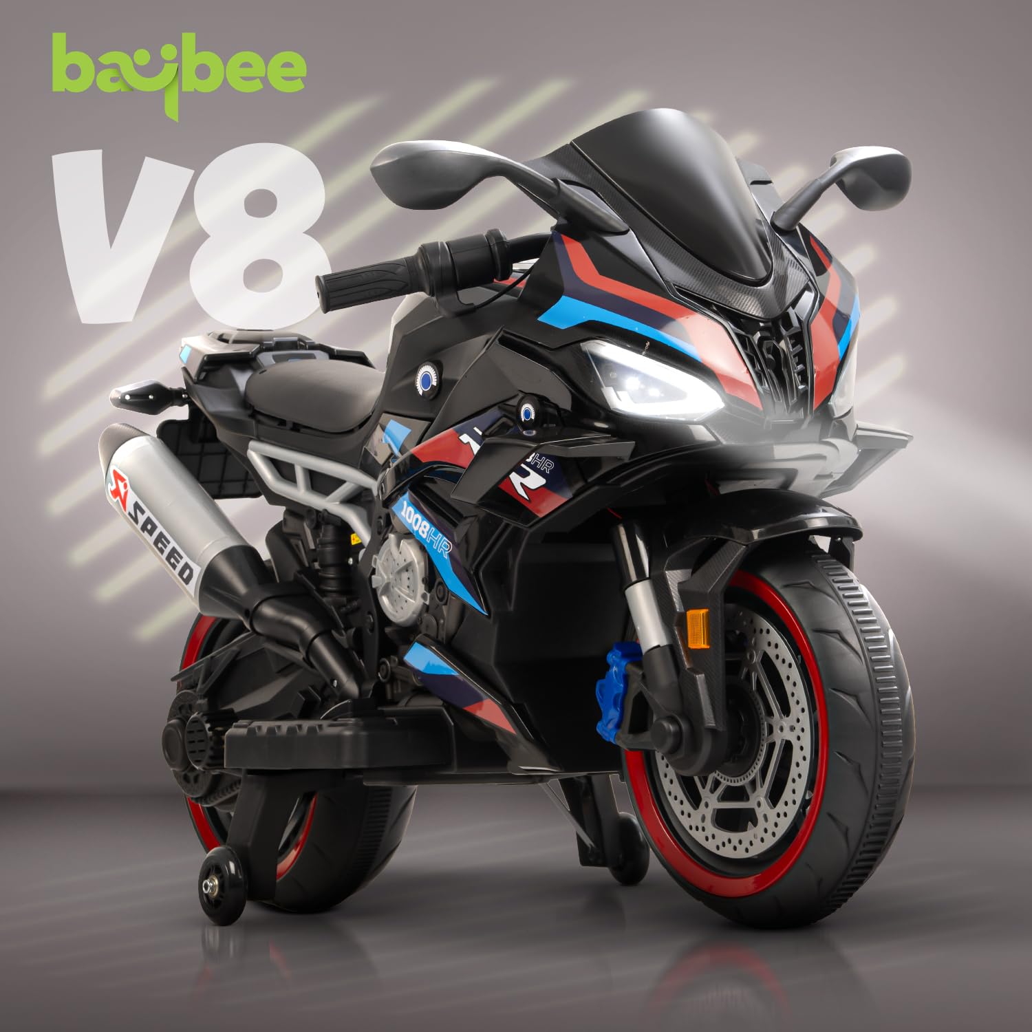 Minikin V8 Kids Battery Operated Electric Rechargeable Bike for Kids I