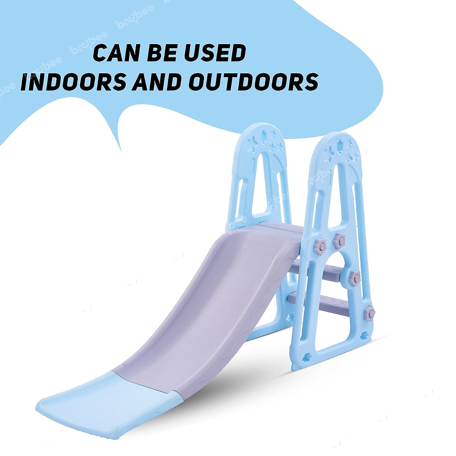 Minikin Smoby Slider Foldable Baby Garden Slider for Kids I Plastic Ga ...