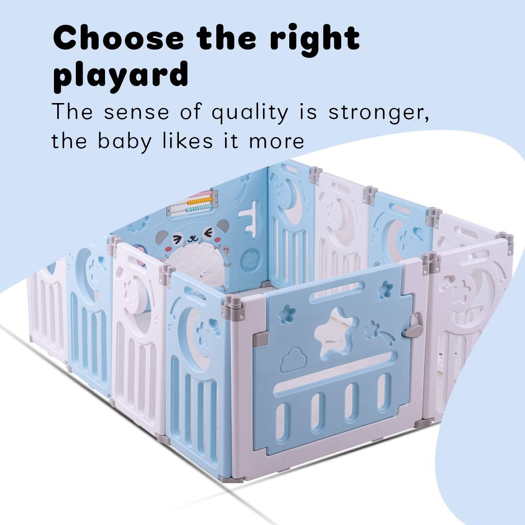 Portable Safety Playyard Fencing confined space for Toddlers to play ...